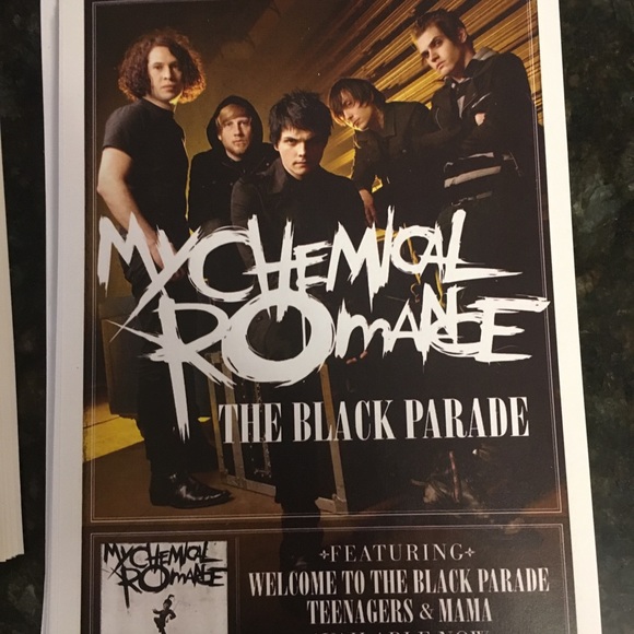 Other | Rare Mcr My Chemical Romance Black Parade Flyers | Poshmark
